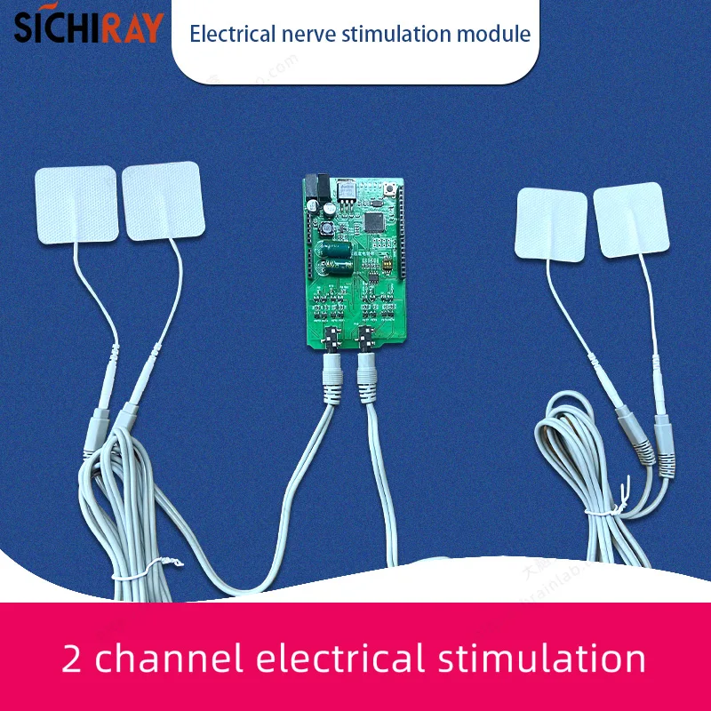 EMG-2-Channel-Nerve-Electrical-Stimulation-Sensor-Development-Module-Muscle-EMS-Low-Frequency ...