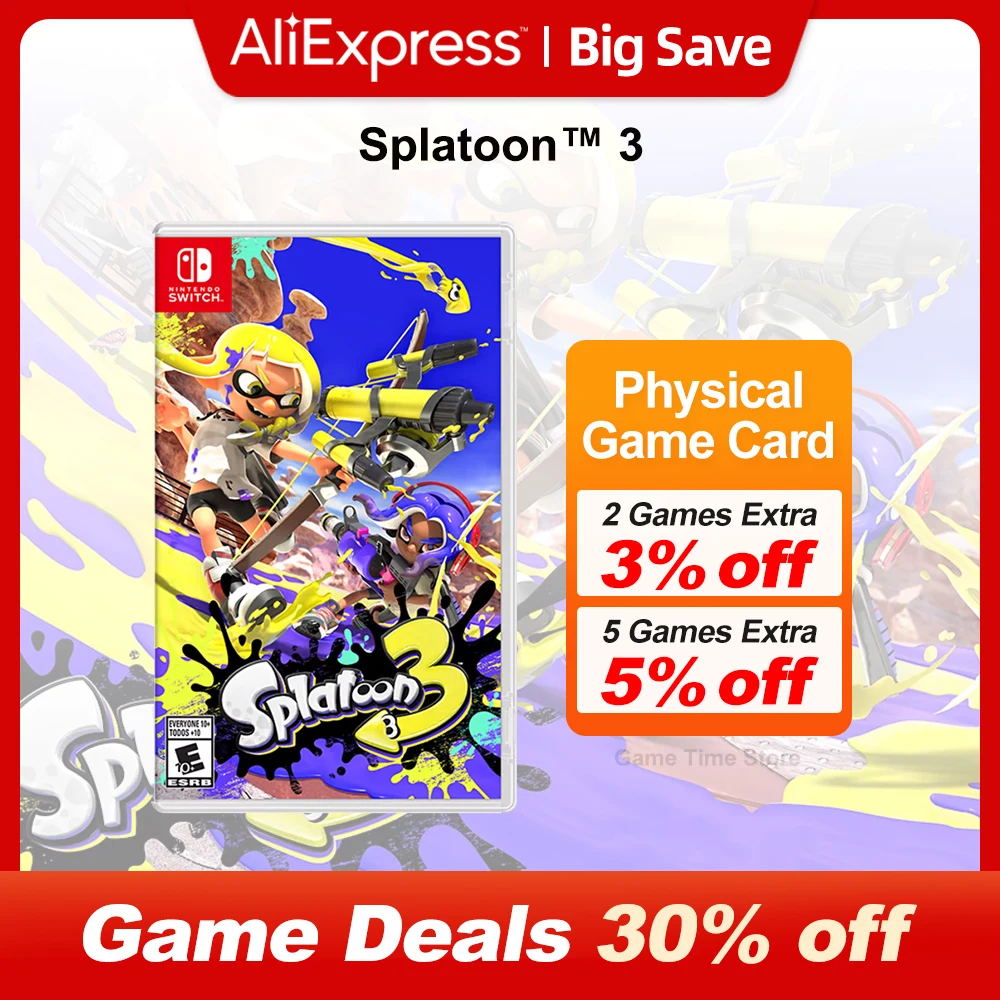Splatoon-3-Nintendo-Switch-Game-Deals-100-Official-Original-Physical ...