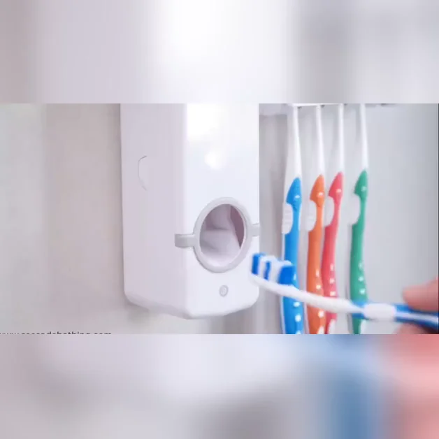 MultiCraft ToothPaste Dispenser With ToothBrush Holder | Automatic ...