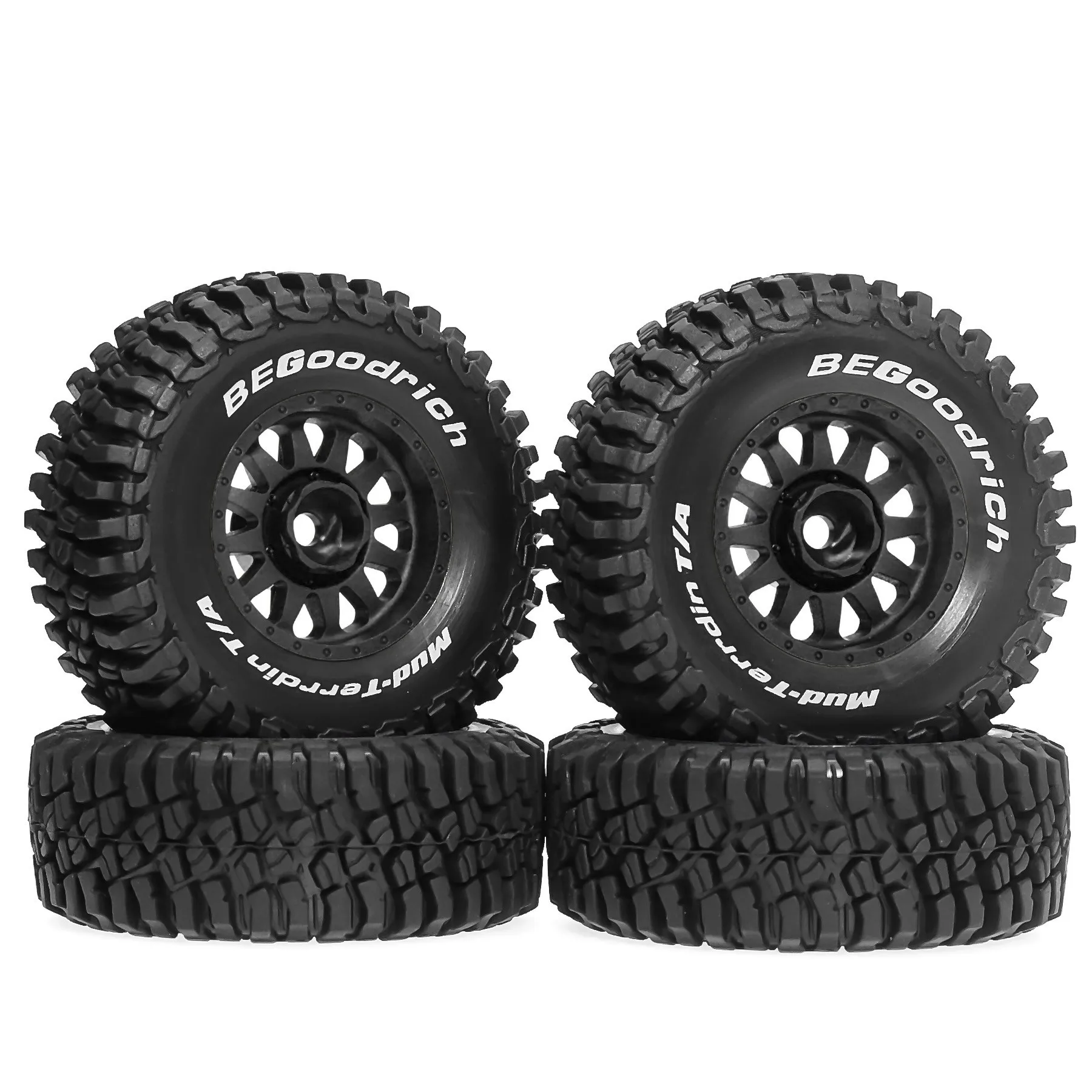 Racing Truck Tires Rubber Tyres 12mm Hex for 1/14 1/16 RC Car ARRMA ...