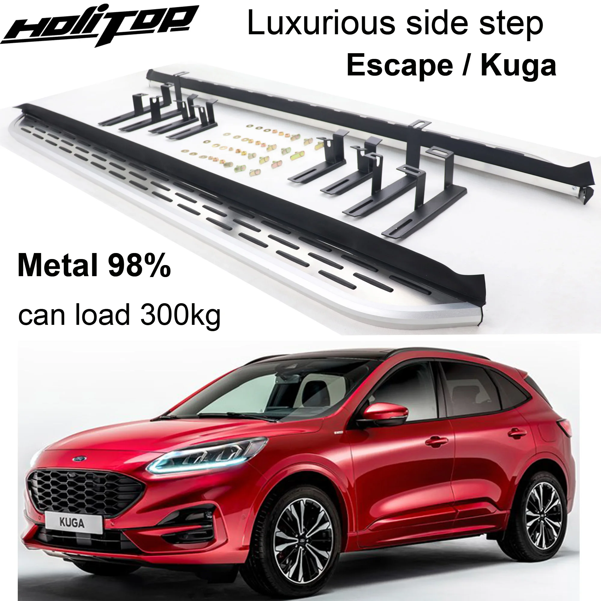 Luxurious side step nerf bar running board for Ford Kuga Escape 2020 ...