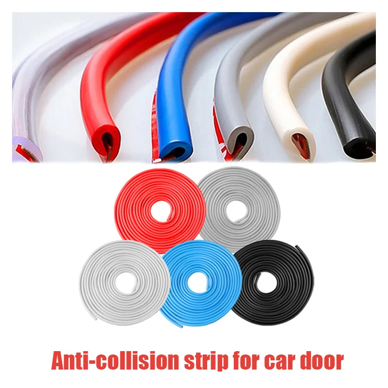 Universal-Car-Door-Edge-Rubber-Scratch-Protector-5M-10M-Moulding-Strip ...