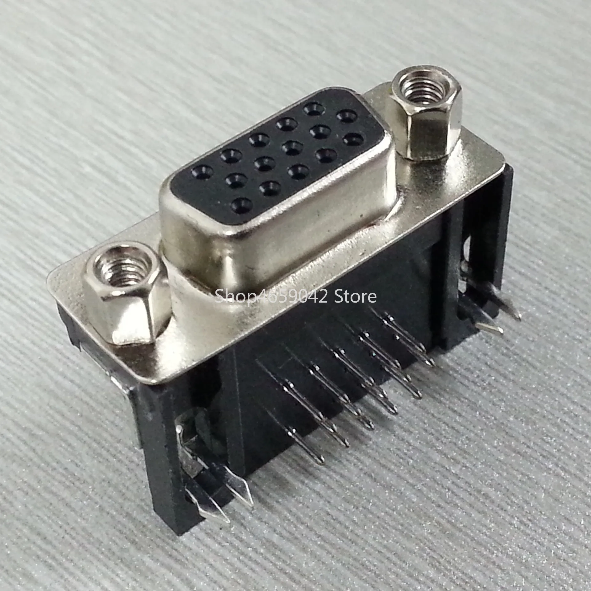 5PCS-Black-DR15-3Rows-Parallel-Port-15-Pin-D-Sub-Male-15-Way-PCB-90 ...