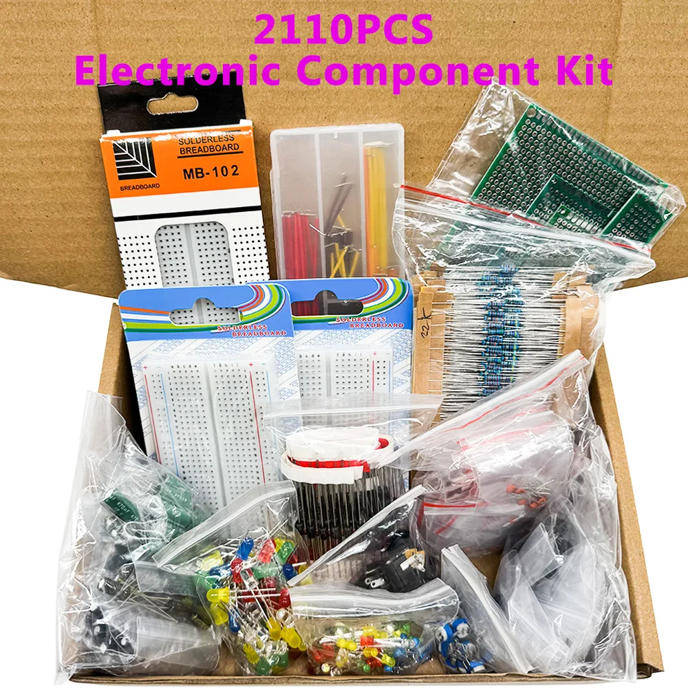 2110PCS Electronic Components Kit Ultimate Edition Various Common ...