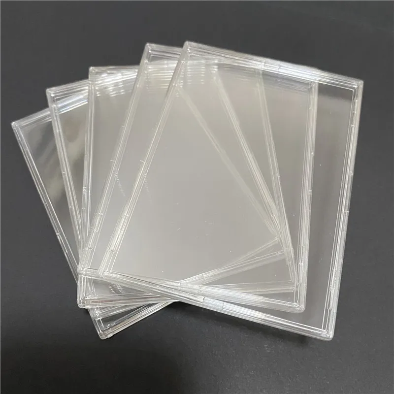 2-Pieces-Inner-size-64-89mm-PS-Clear-Hard-Shell-Card-Bricks-For-Board ...