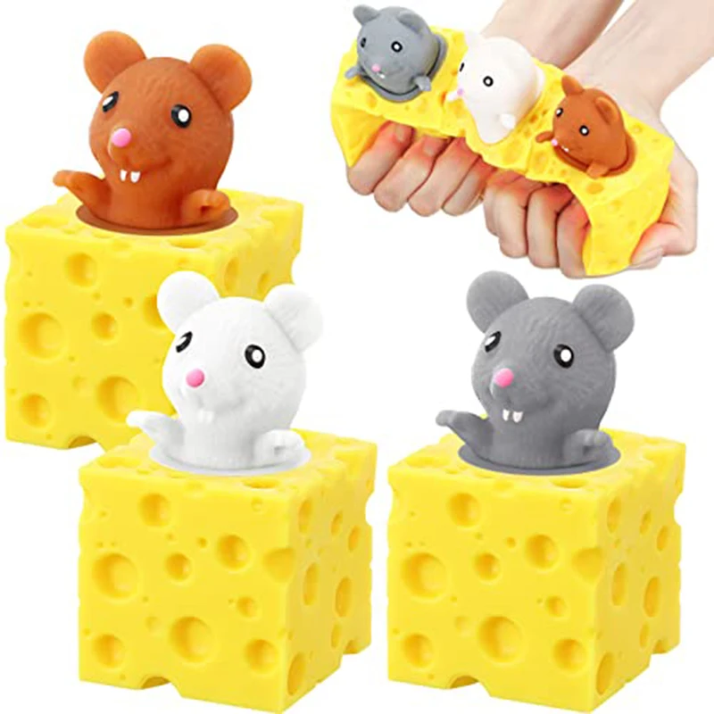 Cheese-Cup-Fidget-Toys-Mouse-Rabbit-Frog-Squeeze-Cup-Anxiety-ADHD ...