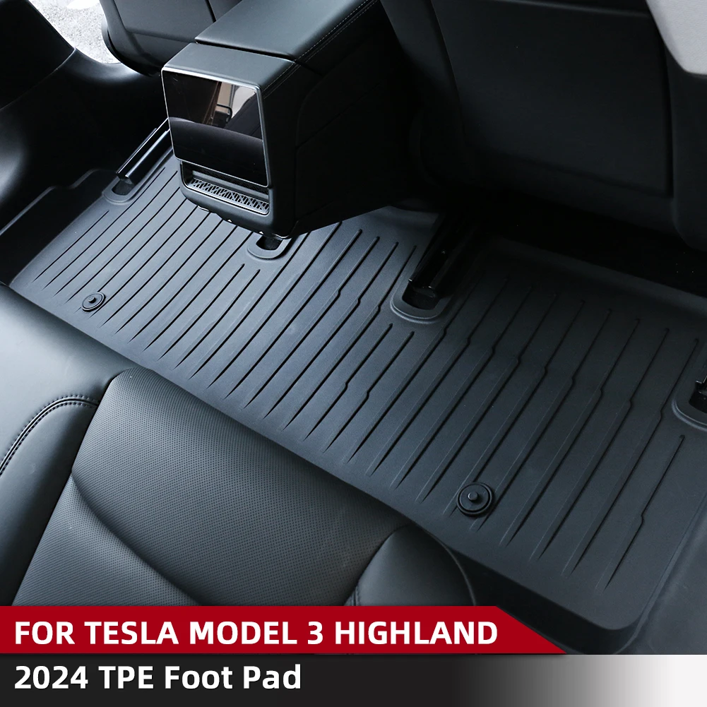 TPE-Floor-Mat-Foot-Pad-For-New-Tesla-Model-3-2024-Highland-LHD ...