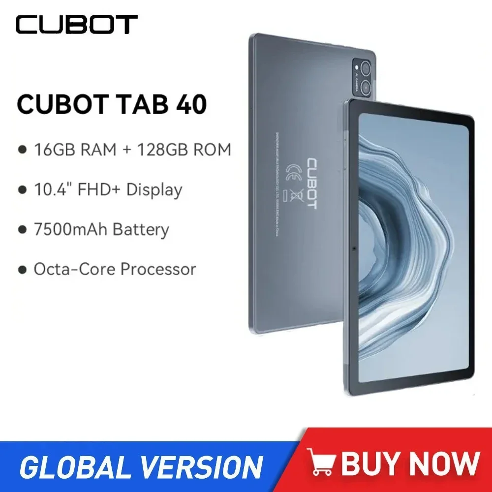 Cubot-Tableta-TAB-40-Android-13-ocho-n-cleos-16GB-128GB-pantalla-2K-FHD ...