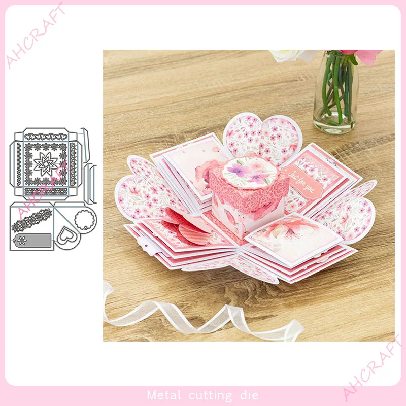 Metal-Cutting-Dies-3D-box-with-multiple-laye-Card-Cut-Die-Knife-Mold ...