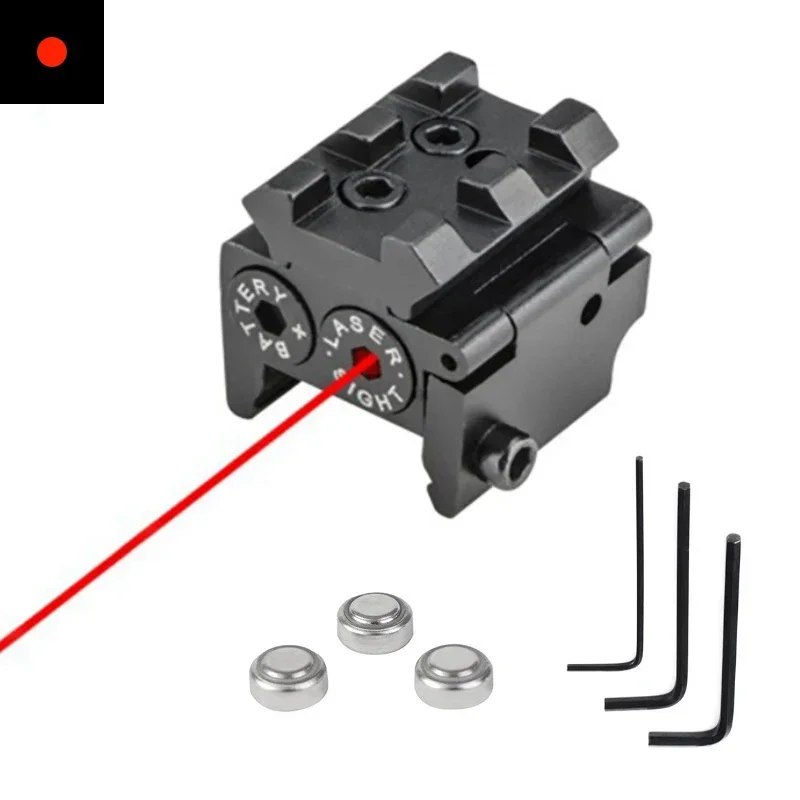 20mm-Rail-Mini-Undermount-Red-Dot-Glock-Sight-Adjustable-Red-Light ...
