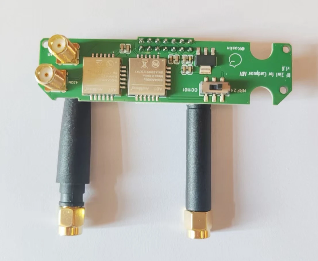 2 in 1 CC1101 and NRF24 are suitable for M5Stack ADV computer dual RF ...