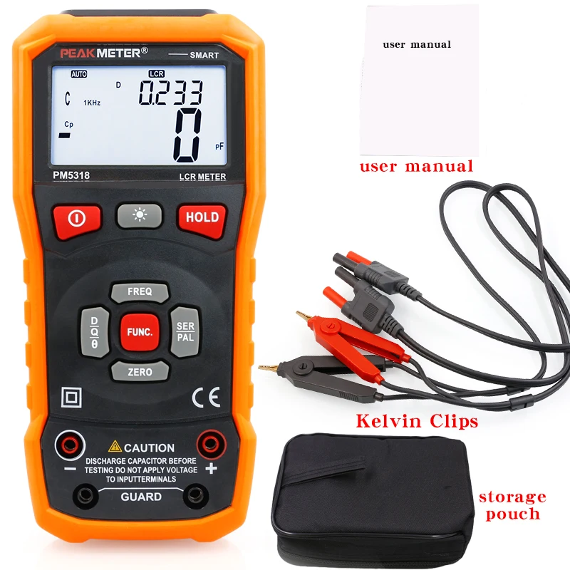 FNIRSI LC1020E Handheld Digital Bridge LCR ESR Tester. - Page 1