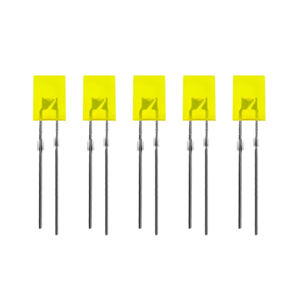 100PCS/Lot 2x5x7 LED Diode Set 2*5*7MM Red Yellow Blue Green White 257 ...