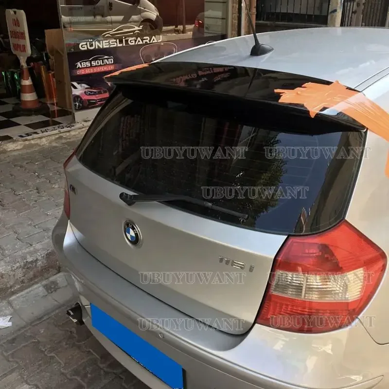 For-BMW-1-Series-E81-E87-2005-2011-Fiber-Spoiler-Extension-Fiberglass ...