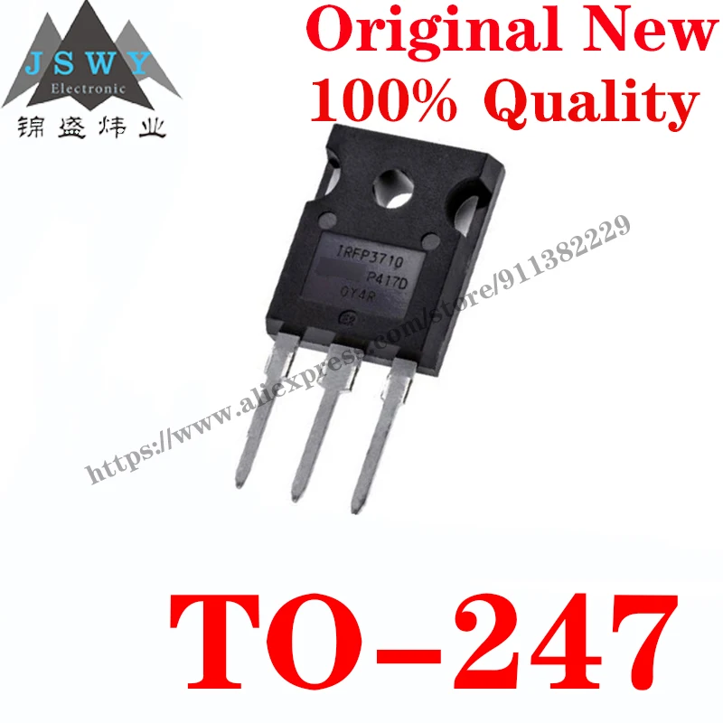 10-100-PCS-IRFP3710PBF-TO-247-Discrete-Semiconductor-Transistor-MOSFET ...