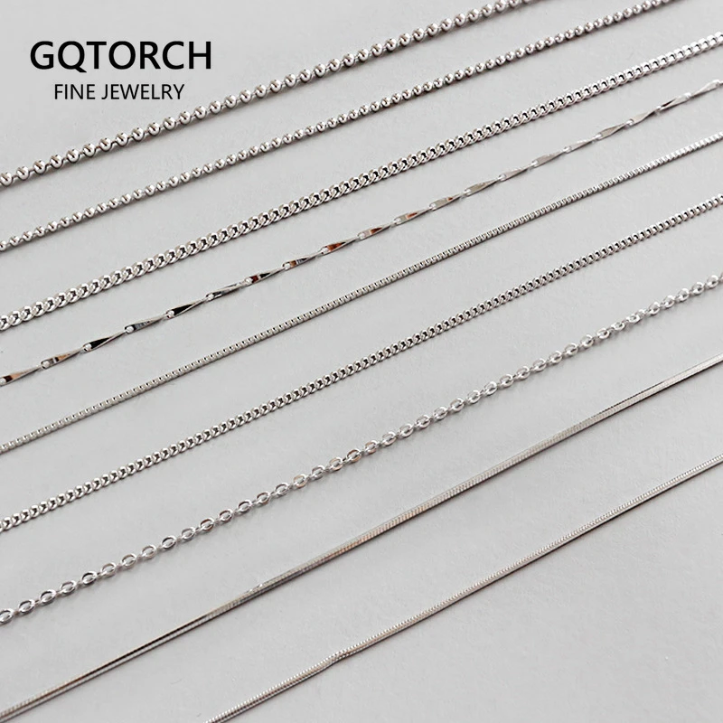 Silver Necklace Chain Types
