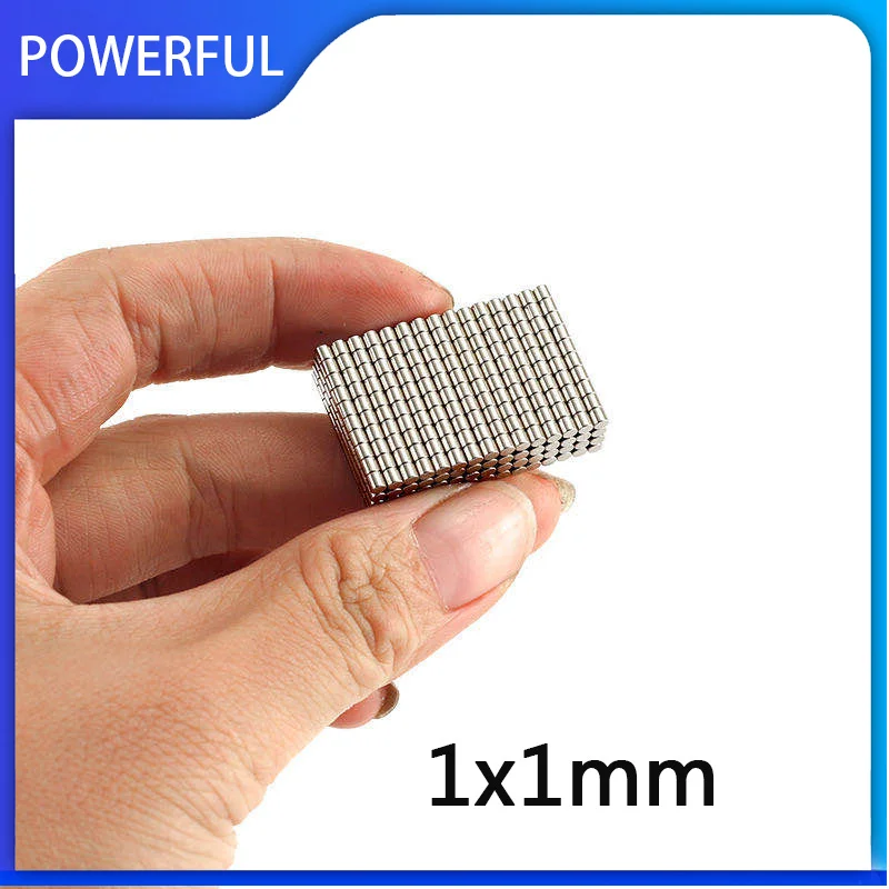 50-2000PCS-1x1mm-Round-Rare-Earth-Neodymium-Super-Magnet-1mm-x-1mm-NdFeB-Magnet-Refrigerator ...