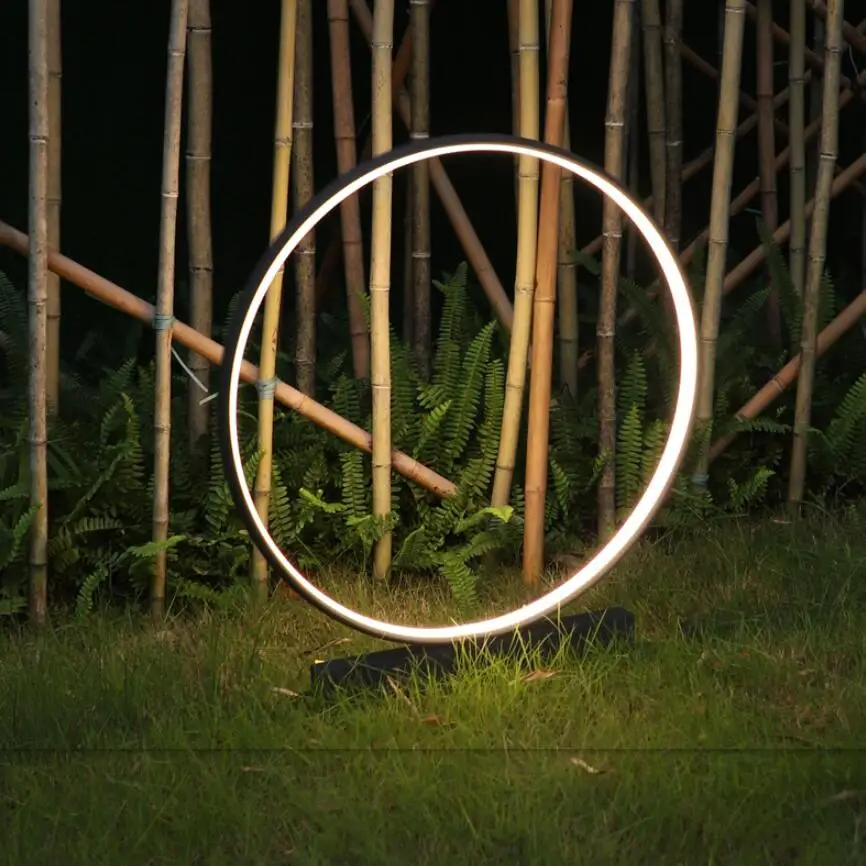 Waterproof-15W-Round-LED-Garden-Light-Lawn-Lamp-Circle-D400mm-500mm ...