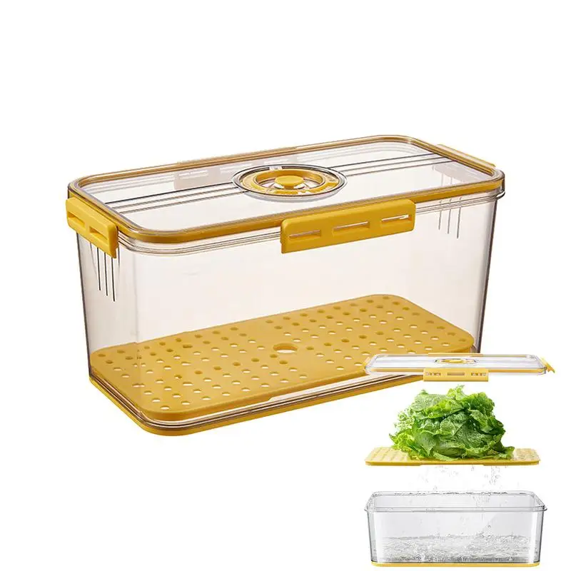 Bread-Storage-Container-Bread-Keeper-Box-With-Drainage-Mat-Containers ...