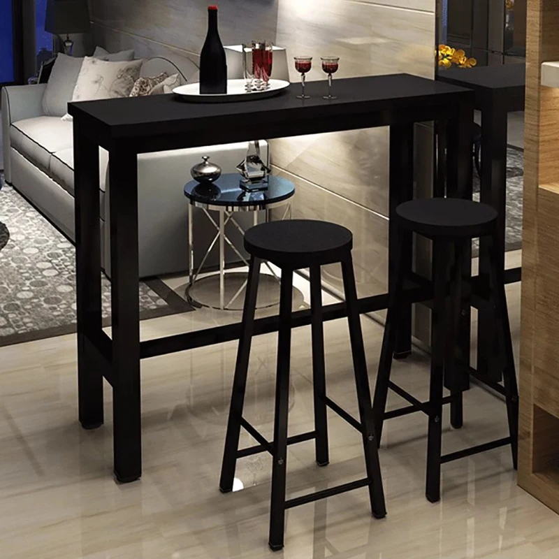 Wall-Countertop-Bar-Table-Long-High-Wooden-Dining-Modern-Bar-Counter ...