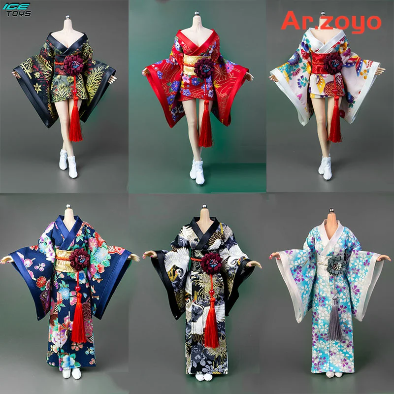 ICE-TOYS-IC1004-1-6-Female-Printing-Kimono-Bathrobe-Soldier-Clothes ...