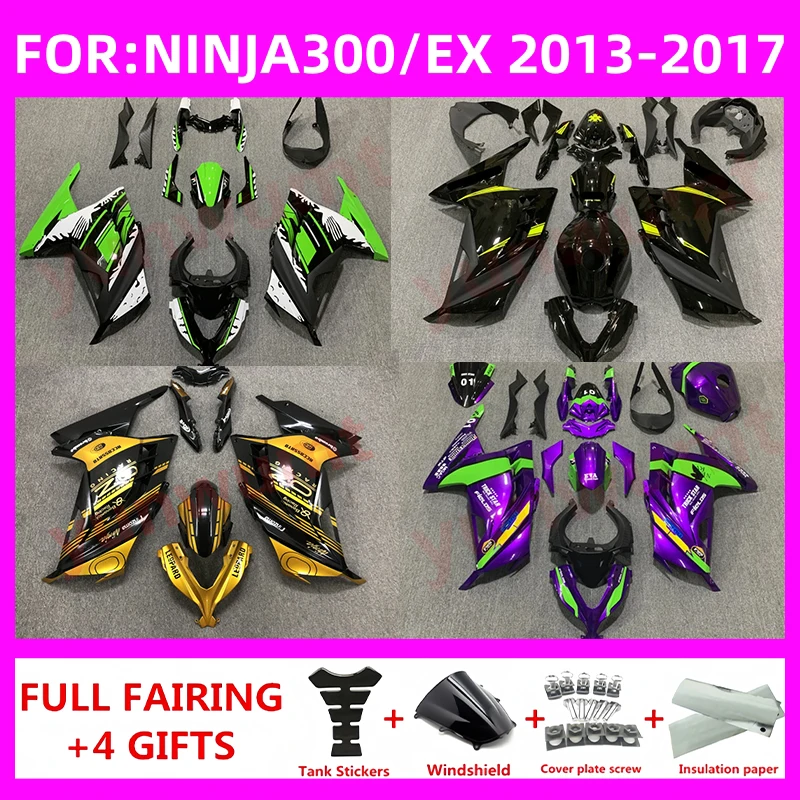New-ABS-Motorcycle-Fairing-kits-Fit-for-ninja-300-ninja300-2013-2014 ...