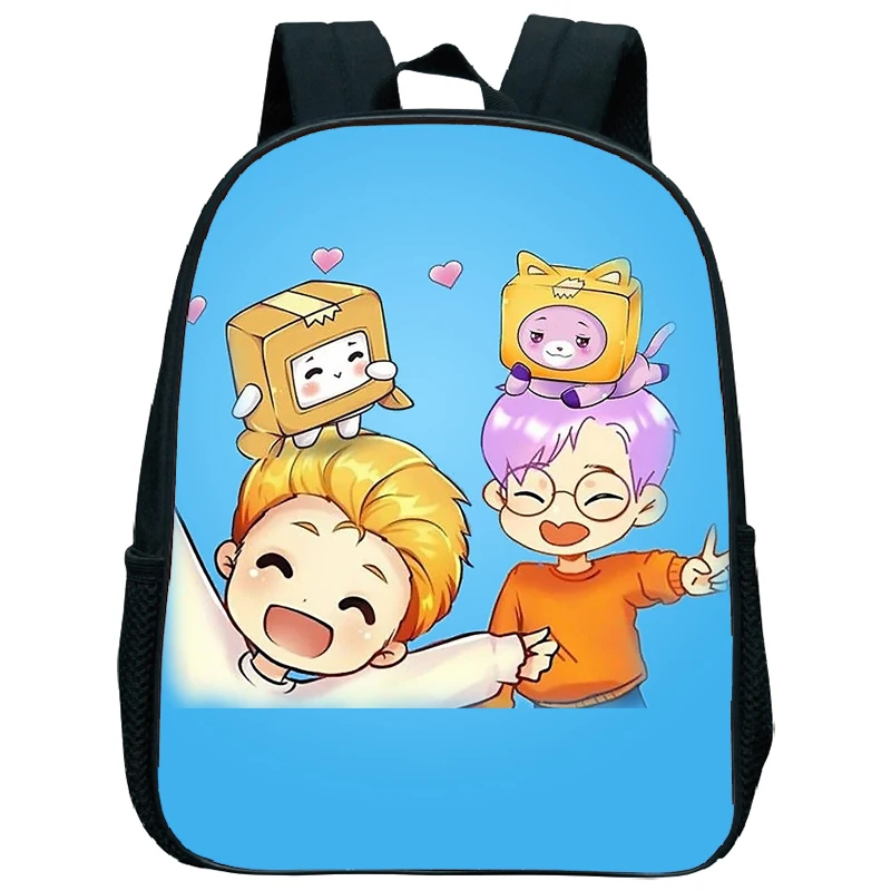 Lankybox-Children-Backpack-Boxy-Foxy-Rocky-Kindergarten-Schoolbag-3-5 ...