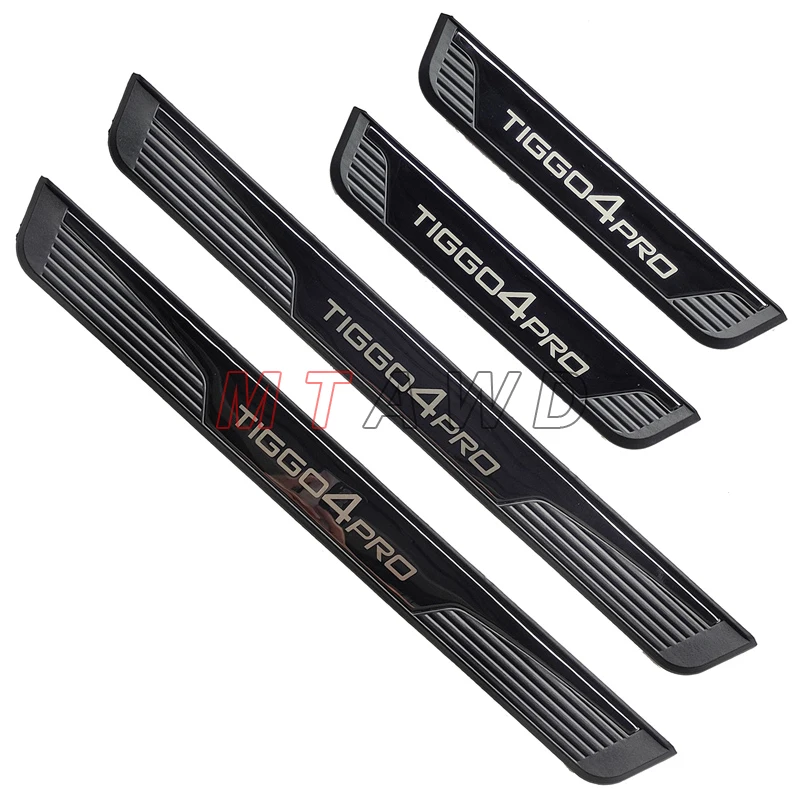 For-Chery-Tiggo-4-Pro-Accessory-2024-2020-Stainless-Car-Door-Sill-Kick ...