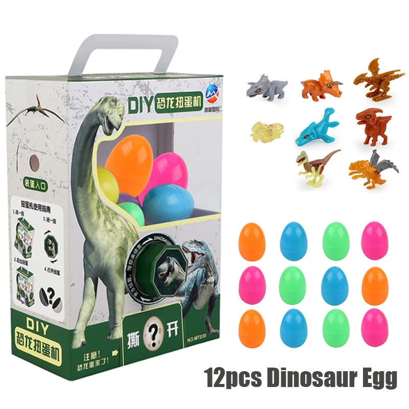 Dinosaur-Egg-Twisting-Machine-DIY-8pcs-12pcs-Children-s-Toy-Educational ...