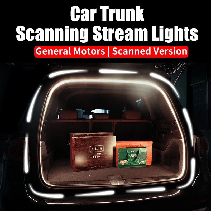 LED Trunk Lighting Lights Dynamic Flowing Flexible Light Strip On/Off ...