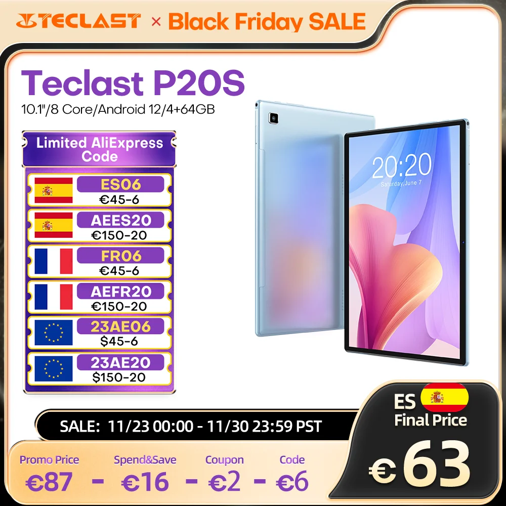 Teclast-P20S-10-1-inch-Android-12-Tablet-PC-network-communications-4G ...