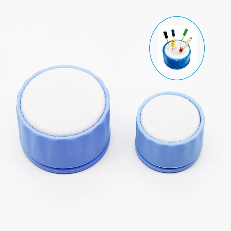 1Pc Dental Round Endo Stand Cleaning Foam File Drills Block Holder ...