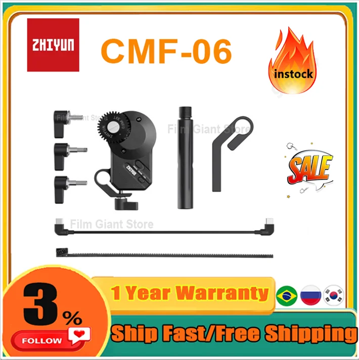 ZHIYUN CMF-06 CMF-04 Servo Follow Focus Zoom Combo Kits for Crane 2S ...