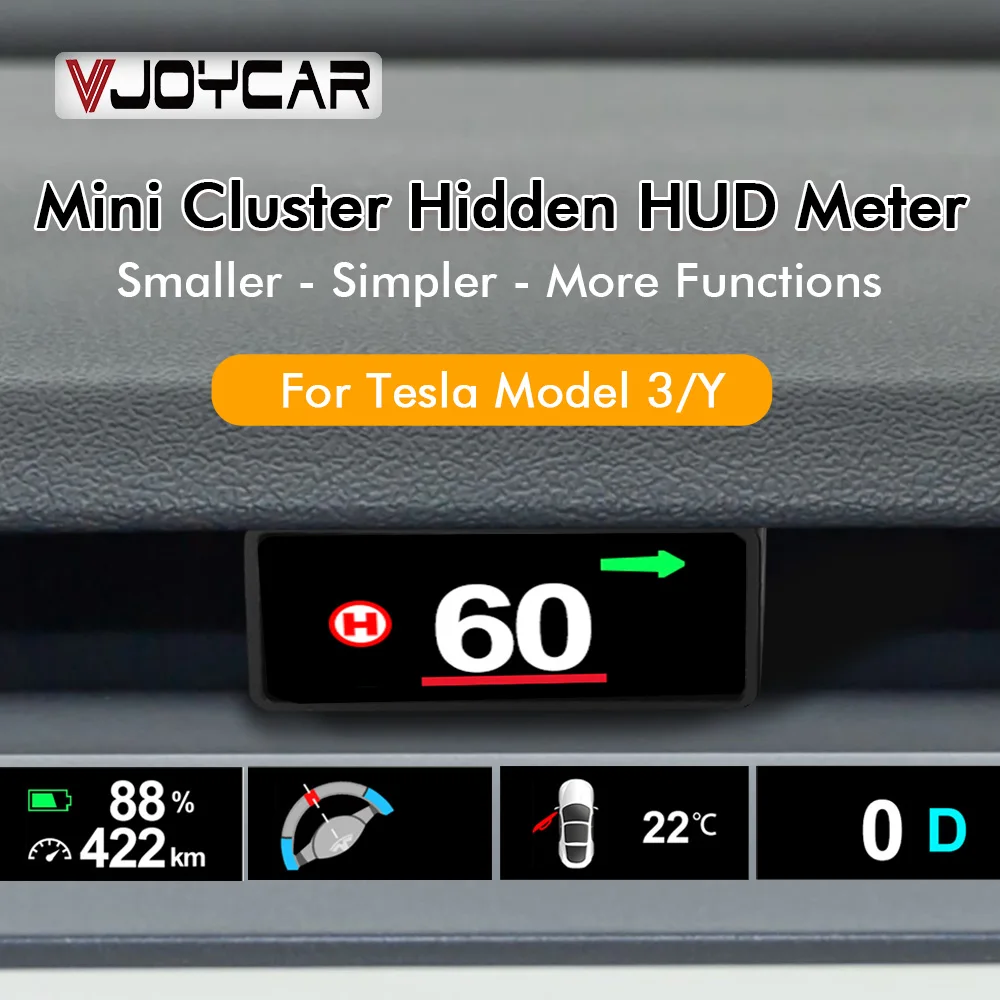 New Hidden HUD For Tesla Model 3 Model Y Dedicated Head Up Display Gear ...