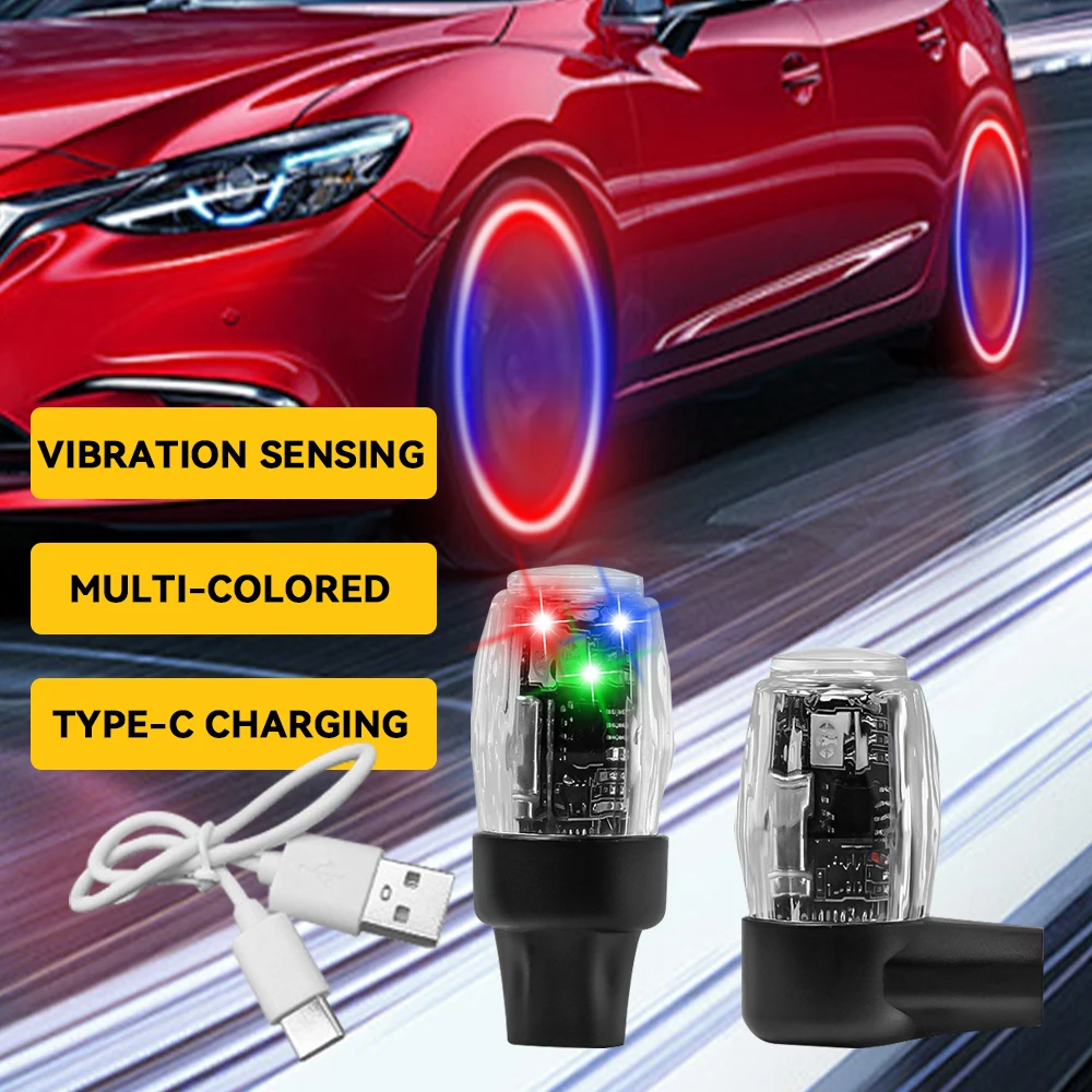 Wheel-Lights-Cap-Car-Auto-Wheel-Tire-Tyre-Air-Valve-Stem-LED-Light-Cap ...