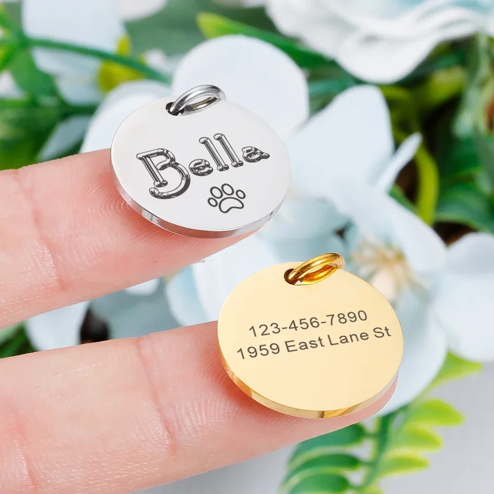 Personalized-Dog-ID-Collar-Tag-Anti-lost-Pet-Name-Tags-Plates-Free ...
