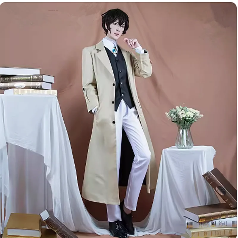 Anime-Bungo-Stray-Dogs-dazai-osamu-Cosplay-Costume-Jacket-Coat-Dazai ...