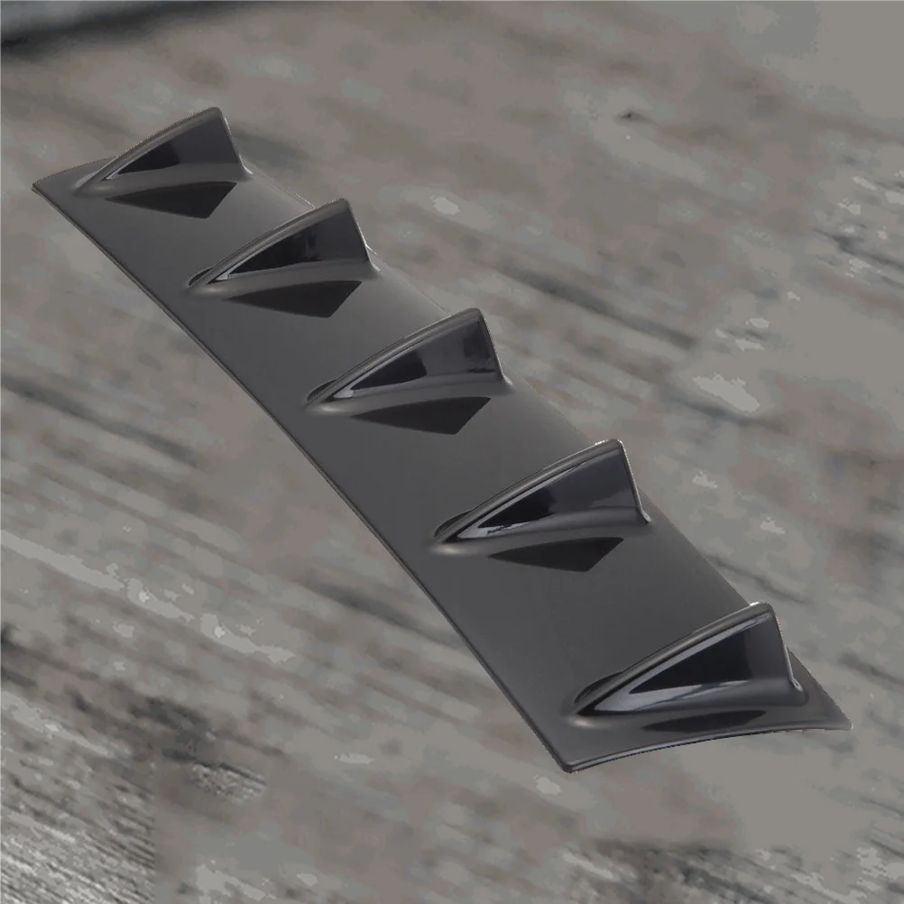 1pc Car Shark Fin Spoiler Rear Bumper Auto Universal Shark Fin Car ...