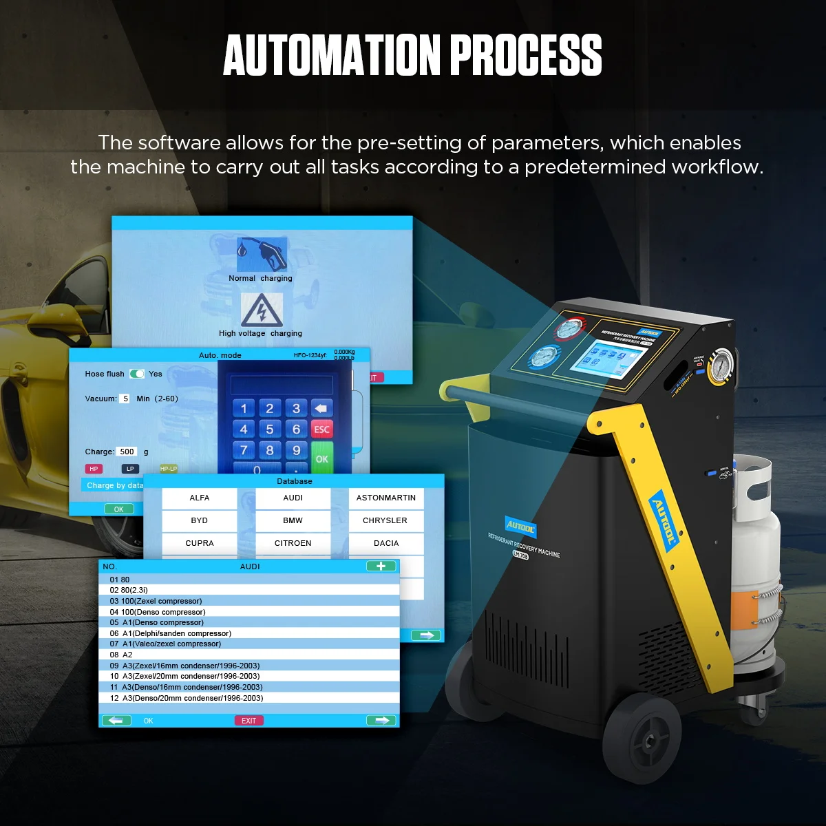 AUTOOL LM708 Refrigerant Recovery Machine 3/8HP Vacuuming & Refueling ... AUTOOL LM708 Refrigerant Recovery Machine 3/8HP Vacuuming & Refueling ...