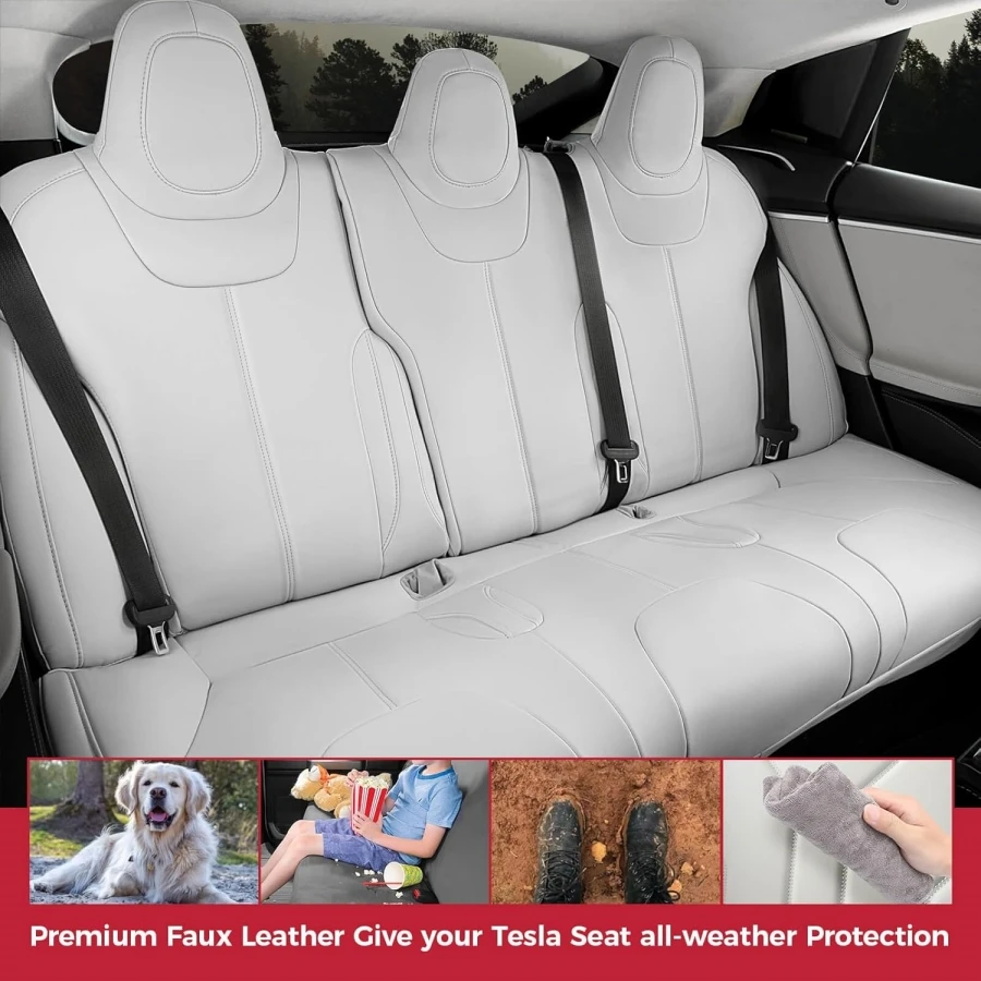 Tesla model s rear seat cover store
