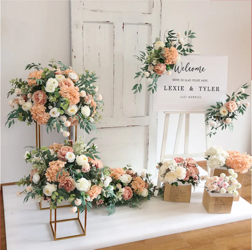 Artificial Flowers Decorations Backdrop Artificial Flowers Wedding Decorations Artificial Flowers Aliexpress