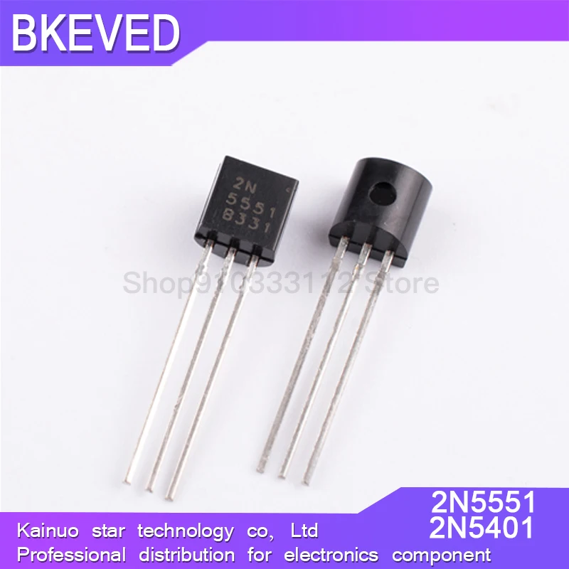 100PCS-2N5551-2N540-1-5551-5401-ZU-92-50PCS-2N5401-50PCS-2N5551-TO92 ...