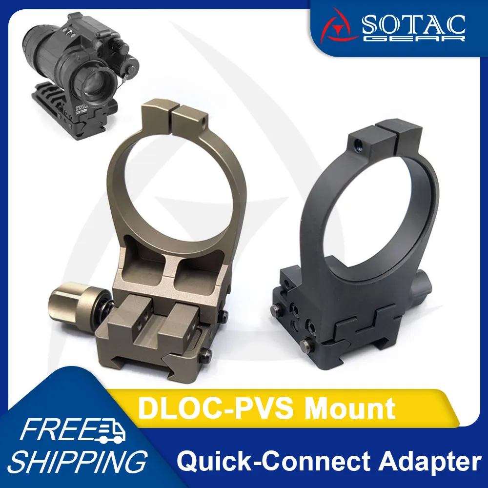 SOTAC-Weapon-Rail-Mount-Adapter-DLOC-PVS-for-PVS-14-Quick-Connect-Fit ...