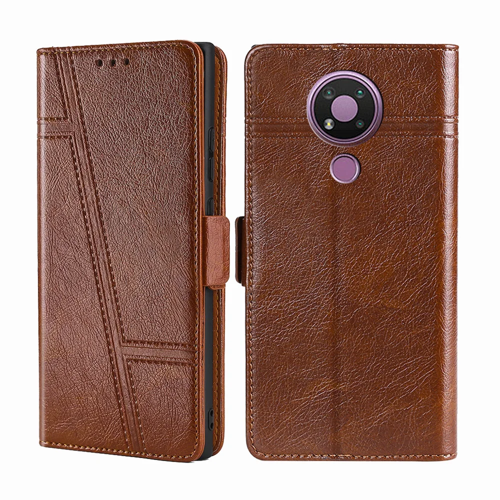 Luxury Wallet Flip Leather Cases For Nokia X5 X6 X10 X20 X30 X71 G11 ...