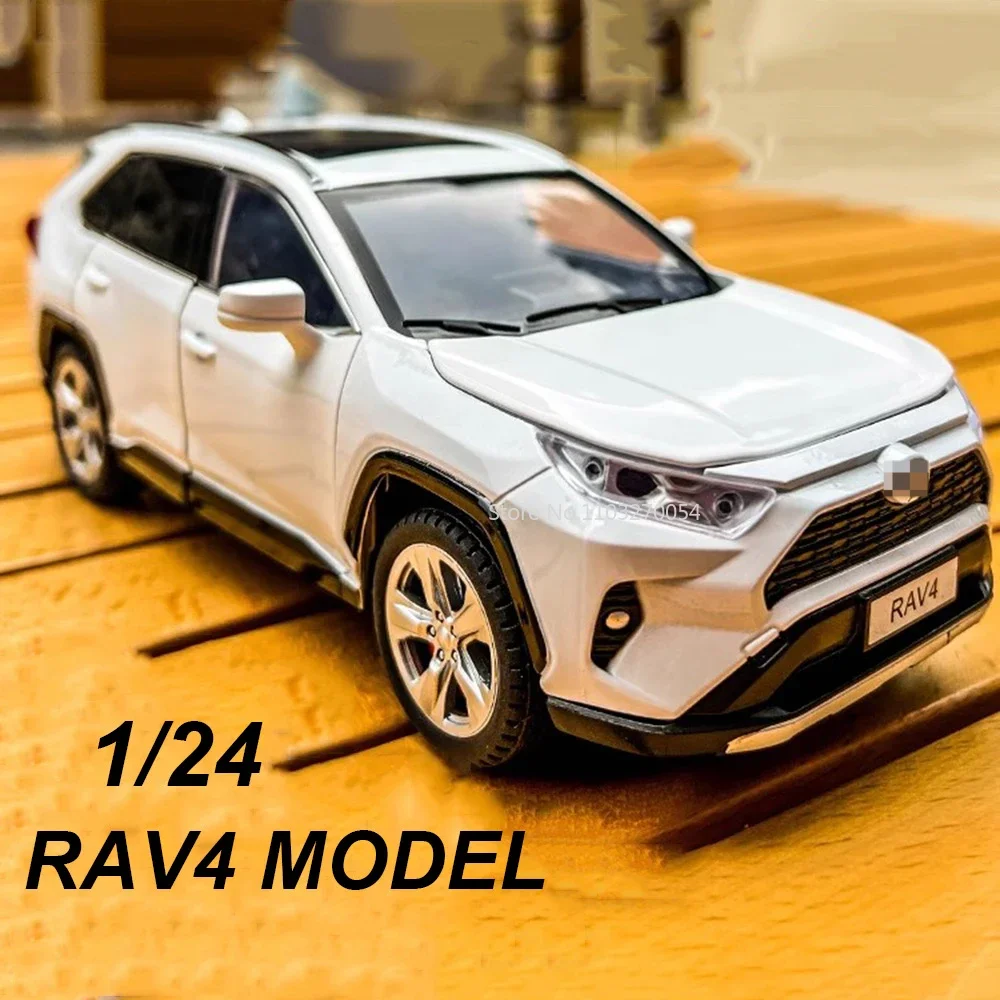 1-24-Scale-RAV4-Alloy-Diecast-Toys-Car-Models-Simulation-Metal-With ...