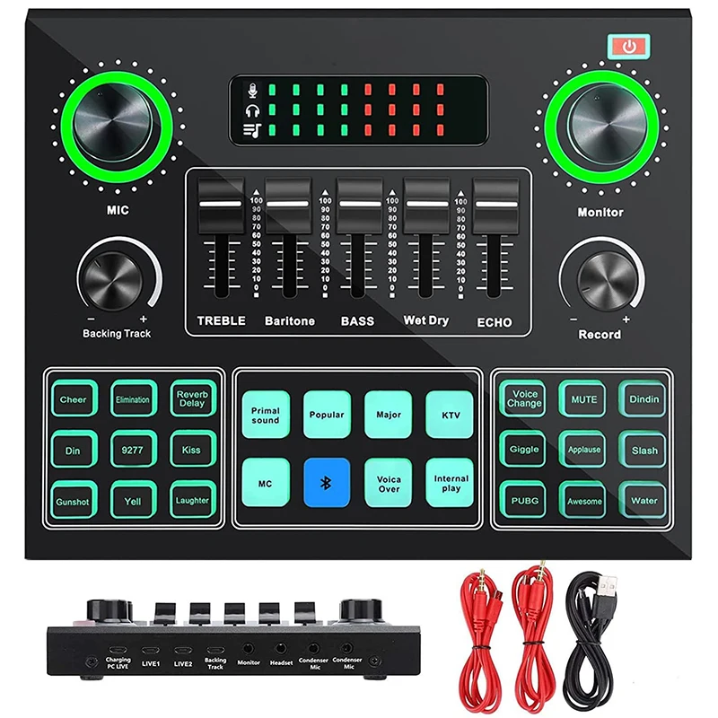 V9-Bluetooth-Sound-Card-Stereo-Audio-Mixer-with-Effects-and-Voice ...