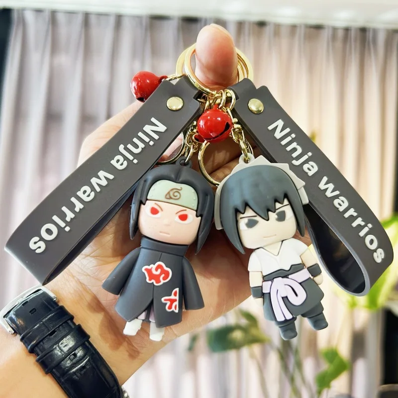 Anime-Naruto-Sasuke-Kawaii-Q-Version-Figure-PVC-Bag-Pendant-Key-Car ...