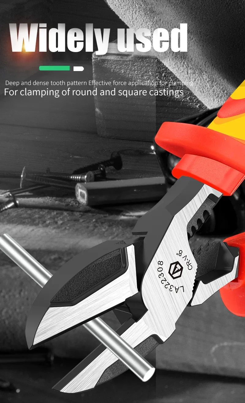 LAOA VDE Изолированные Комбинированные Диагональные Плоскогубцы 7 Дюймов 8 Дюймов Хром-ванадий ...