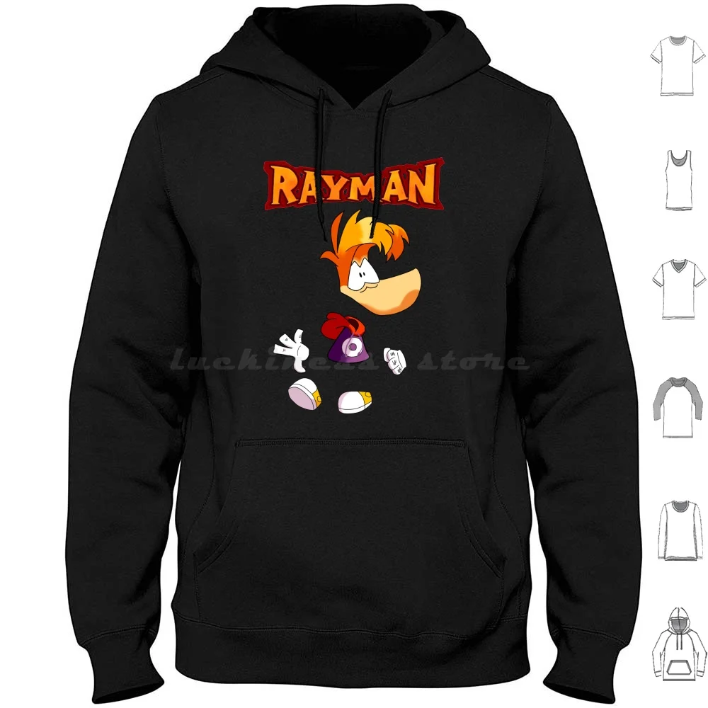 Rayman-Sudadera-con-capucha-de-manga-larga-para-hombre-consola-de ...
