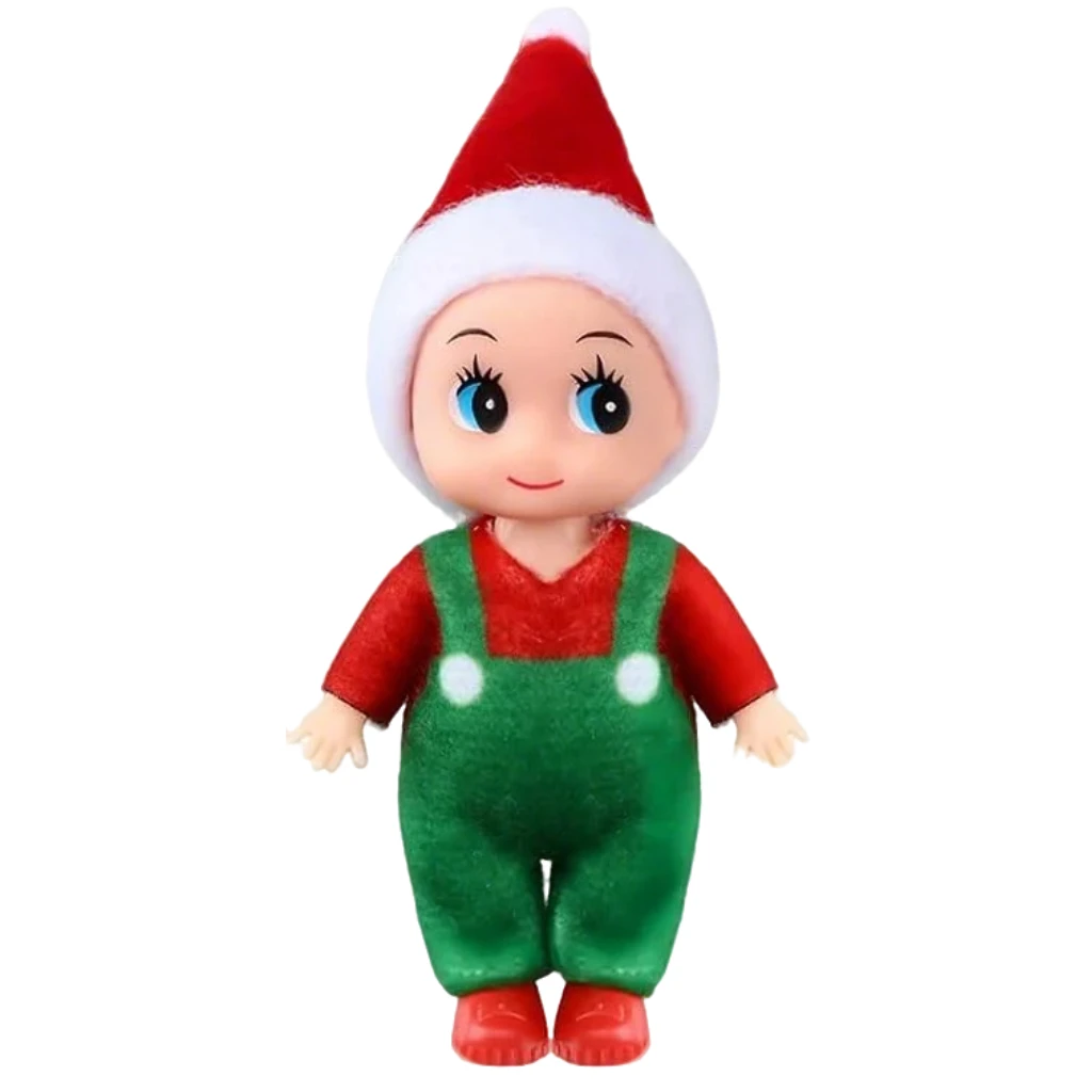 1/6 Pcs Tiny Elf Doll Twins Set, 6 Christmas Elves , Mini Dolls Colorful Plush Cute Elf Dolls ...